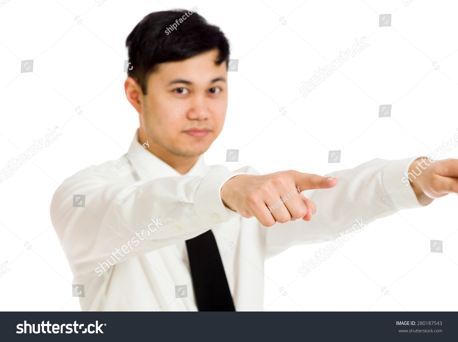 Model Pointing Camera Stock Photo 280187543 | Shutterstock