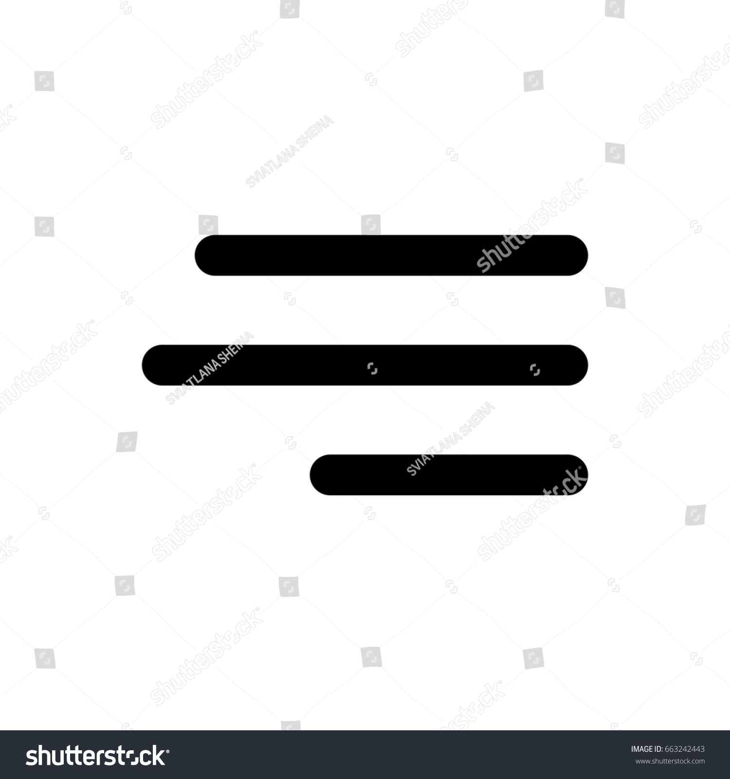 Modern Hamburger Menu Icon Mobile Apps: ilustrações stock 663242443 ... Modern Hamburger Menu Icon Mobile Apps: ilustrações stock 663242443 ...