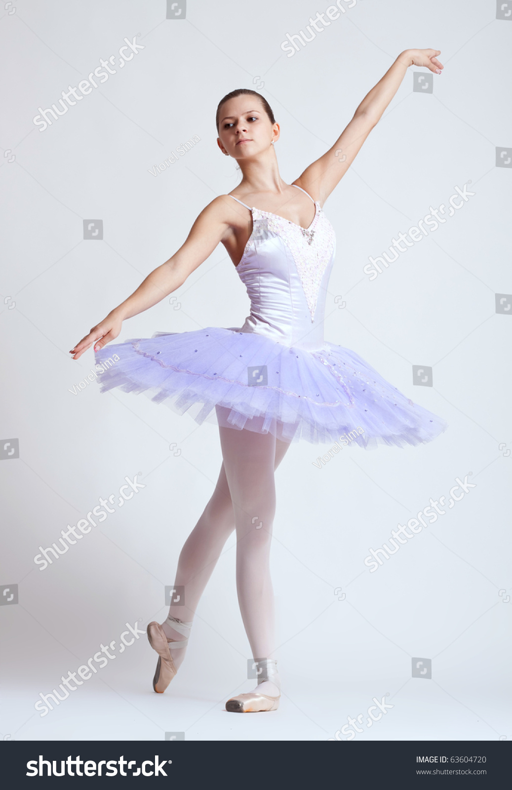 Modern Style Dancer Posing On Studio Stock Photo 63604720 | Shutterstock