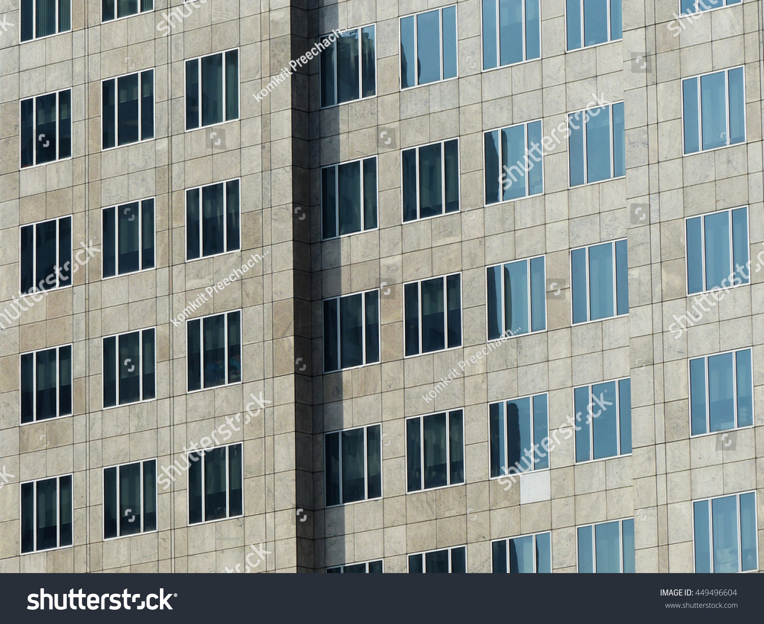 Modern Window Building Pattern Stock Photo (Edit Now) 449496604
