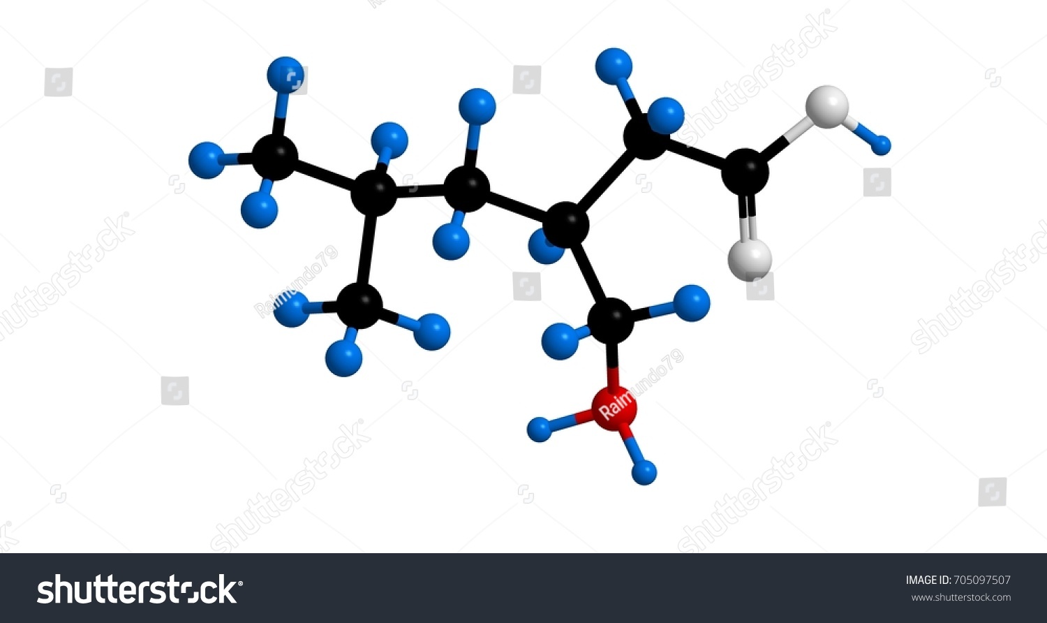 Molecular Structure Pregabalin Lyrica Medication Used 스톡 일러스트 705097507