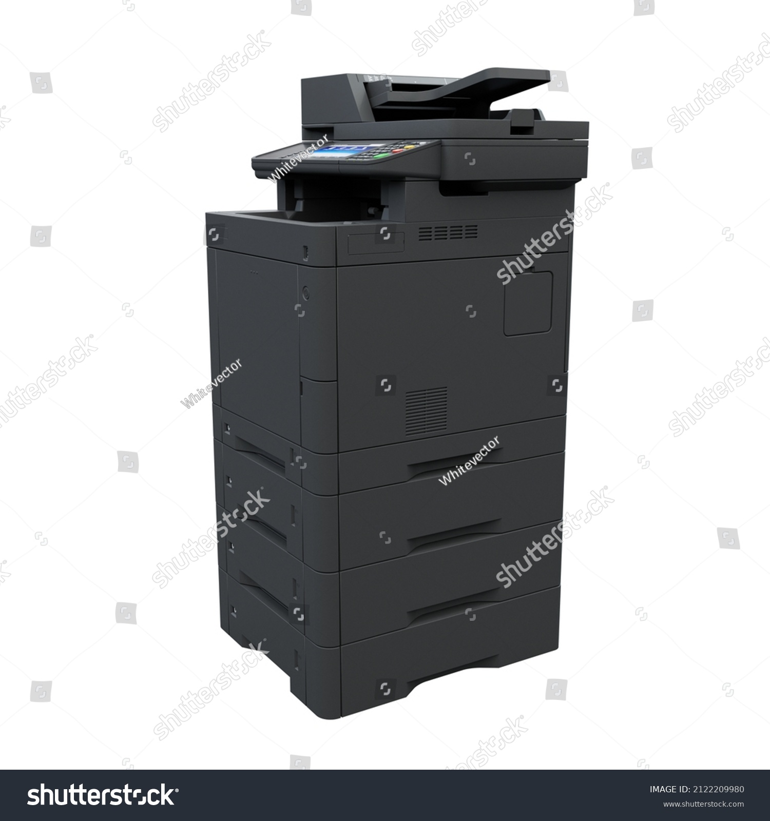 Multifunction Printer Scanner Isolated Office Professional Stock ...
