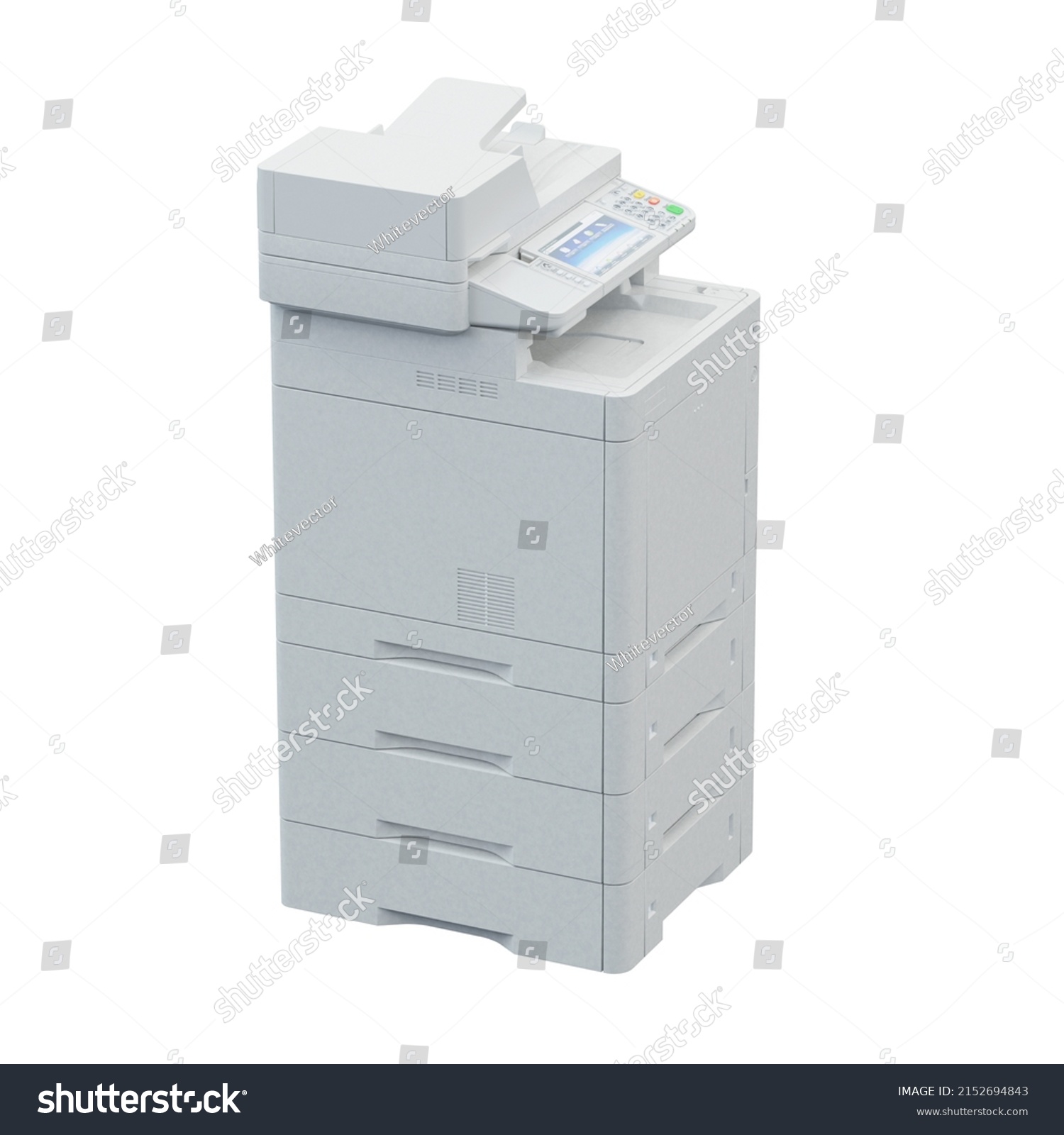 Multifunction Printer Scanner Isolated Office Professional Stock ...