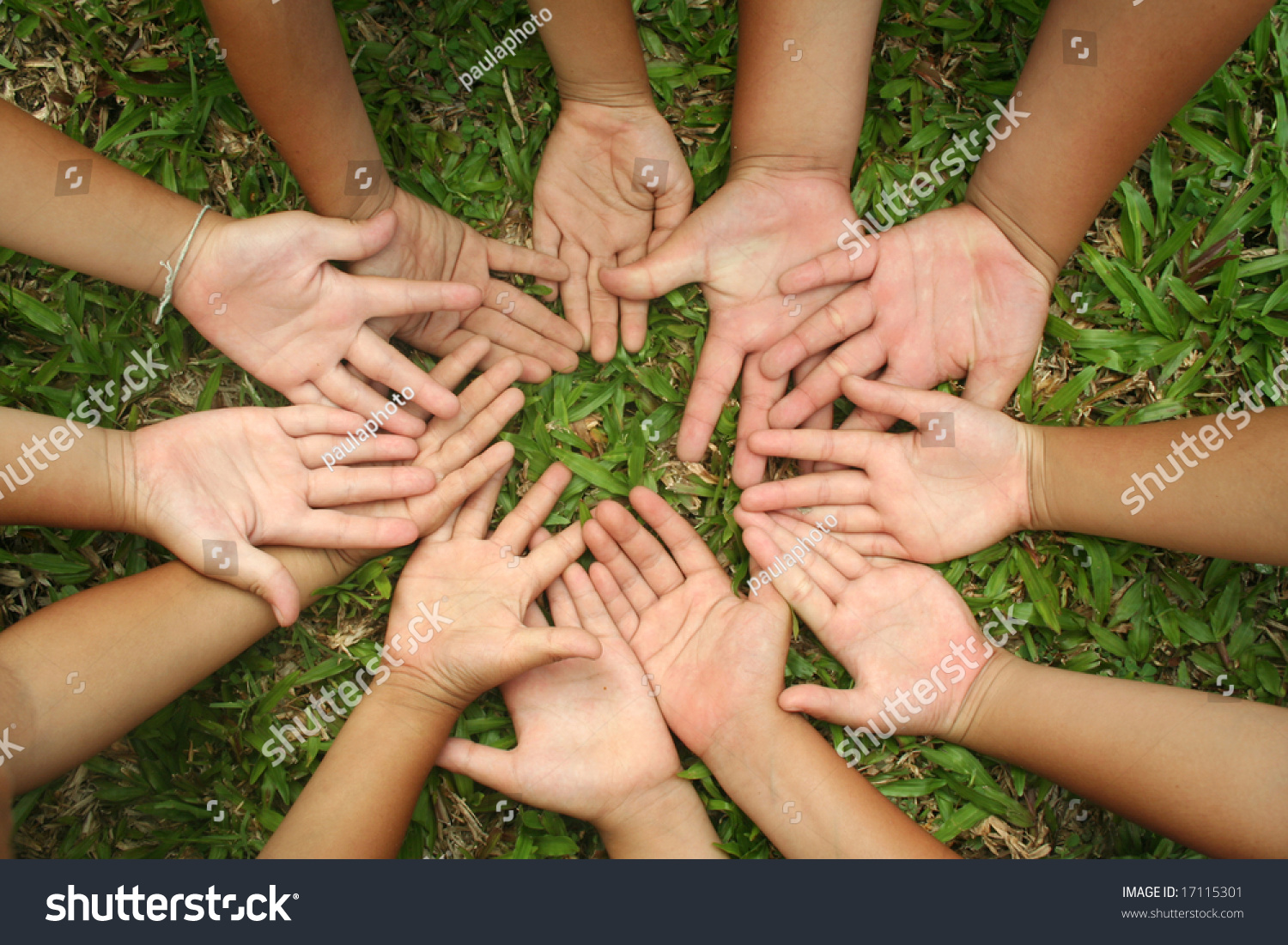 Multicultural Hands Stock Photo 17115301 : Shutterstock