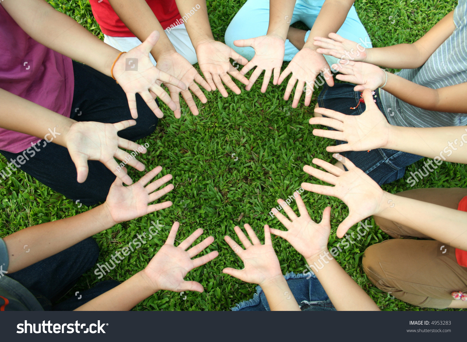Multicultural Hands Stock Photo 4953283 : Shutterstock