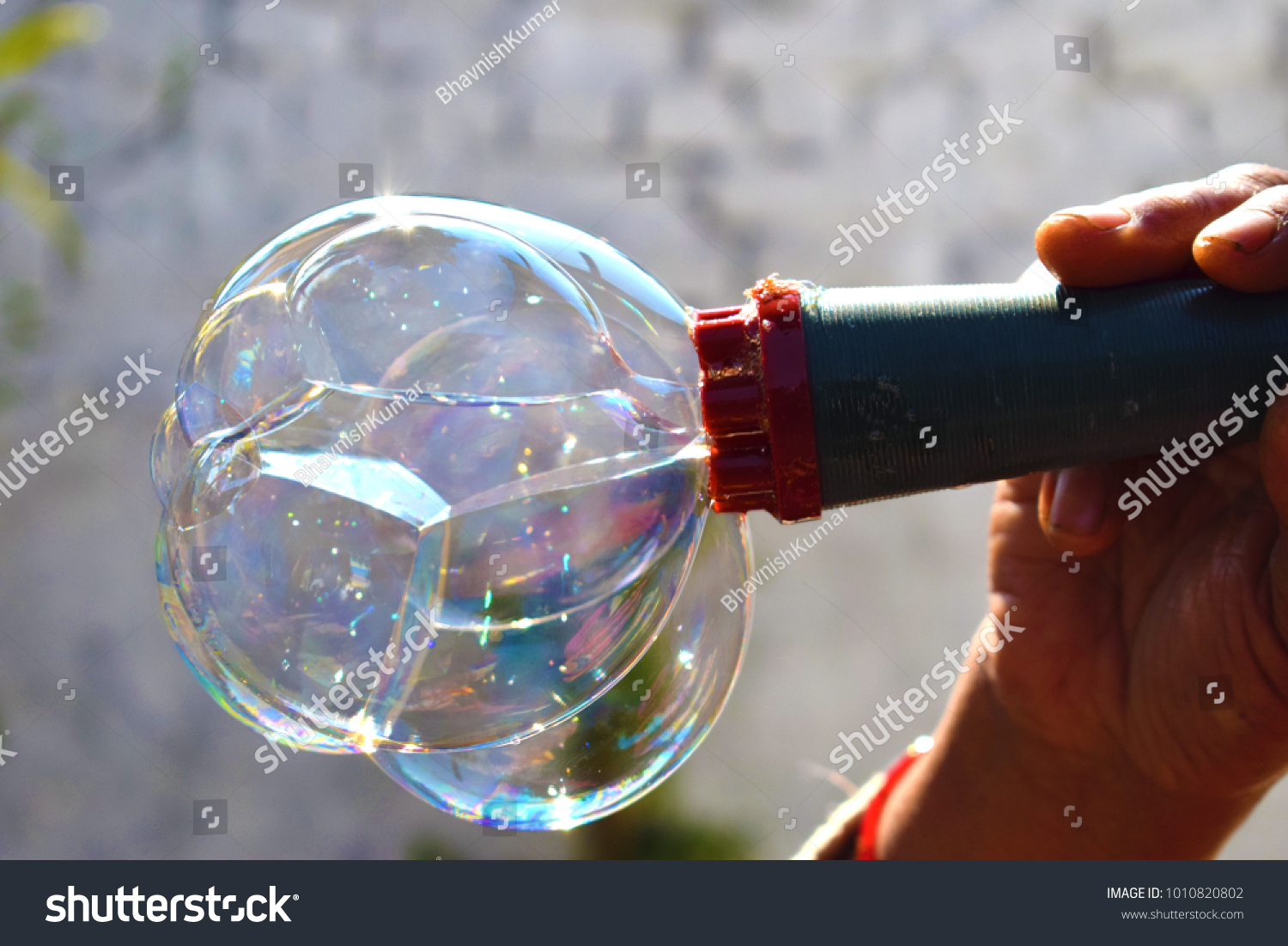 Multiple Bubbles Inflated Stock Photo (Edit Now) 1010820802