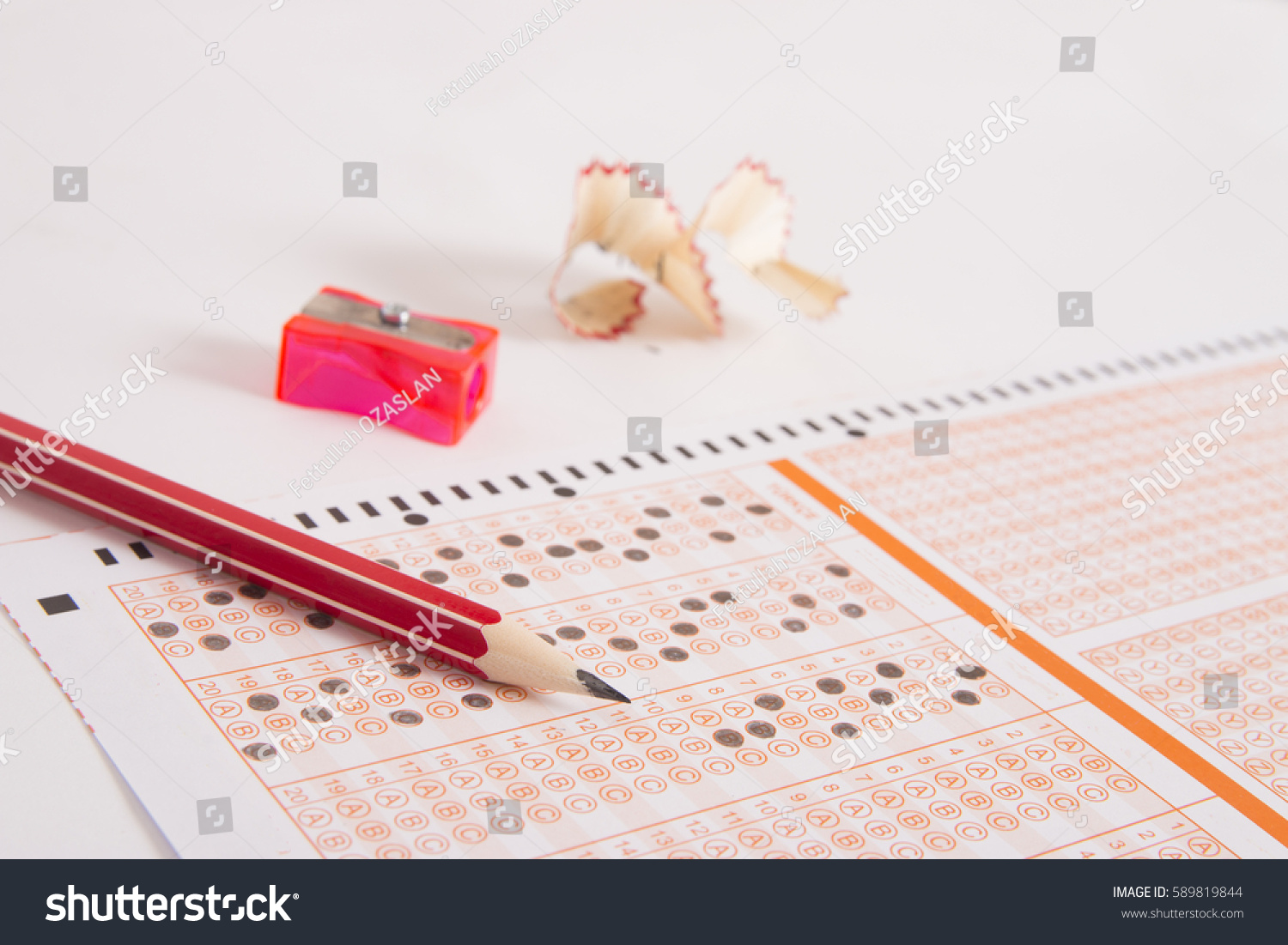 Multiple Choice Form Foto stock 589819844 | Shutterstock