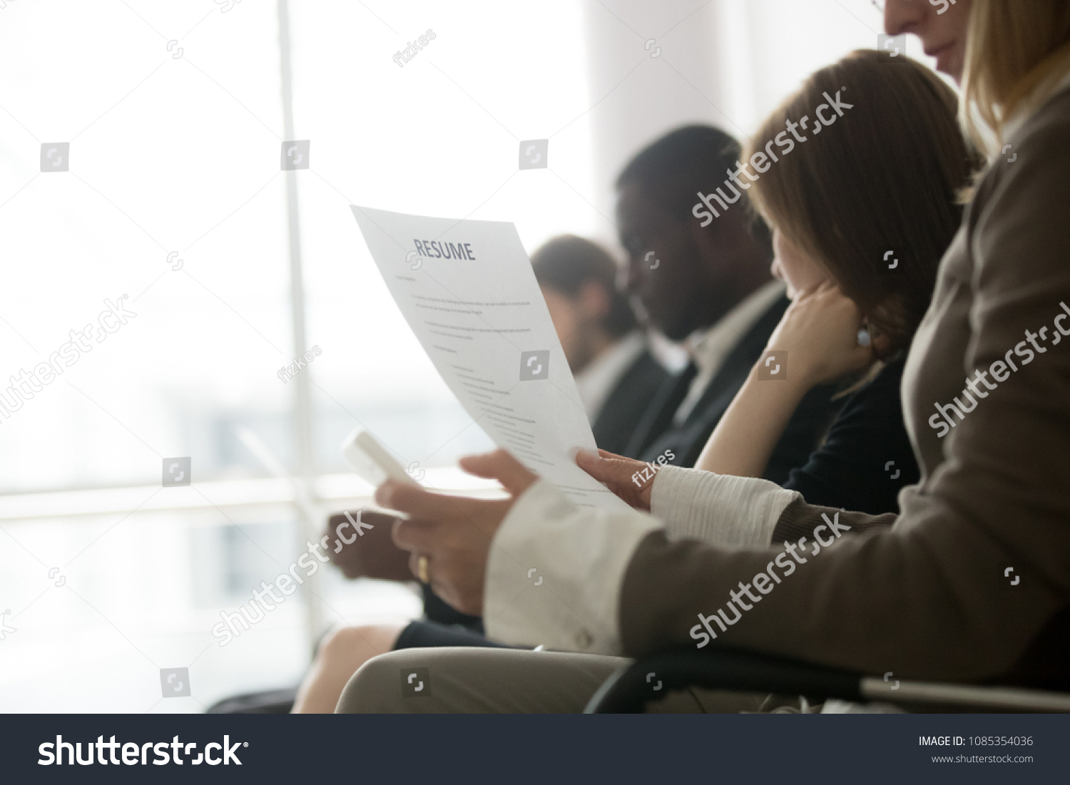 Multiracial Business People Waiting Queue Preparing Stock Photo (Edit ... Multiracial Business People Waiting Queue Preparing Stock Photo (Edit ...