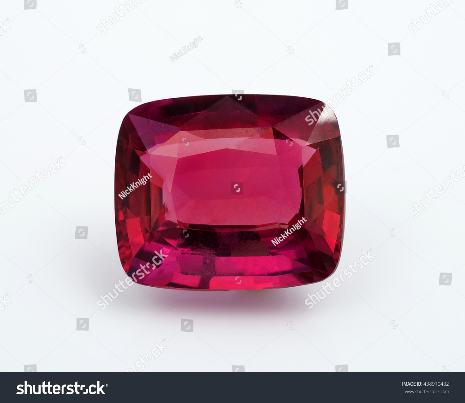 Natural Ruby Gemstone Stock Photo 438910432 - Shutterstock
