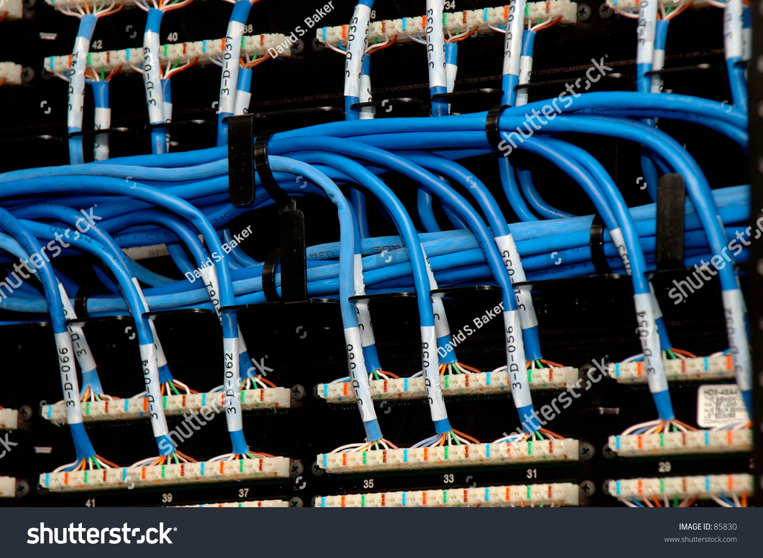Neat Network Cabling Stock Photo 85830 - Shutterstock