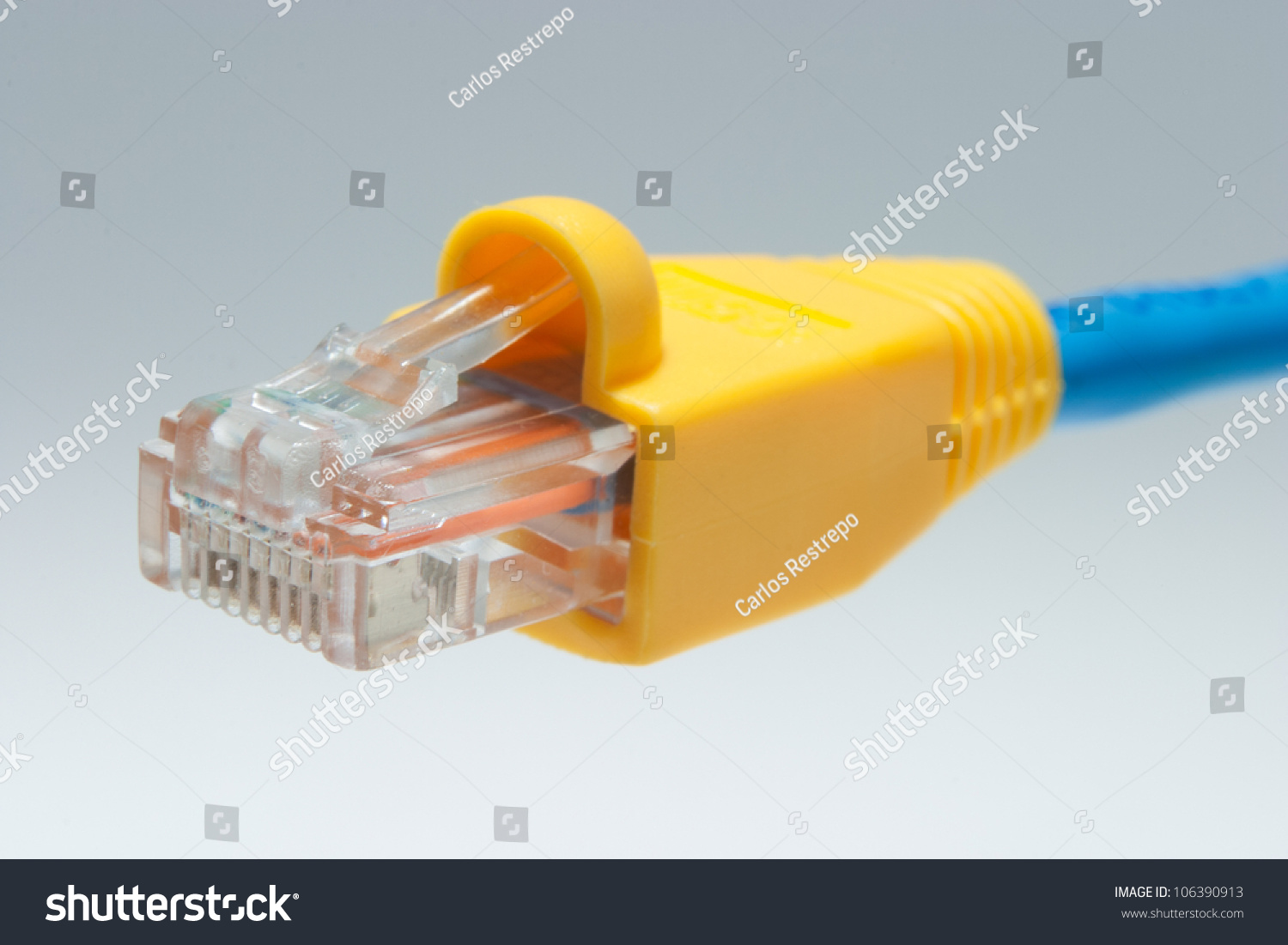 Network Connection Plug Stock Photo 106390913 : Shutterstock