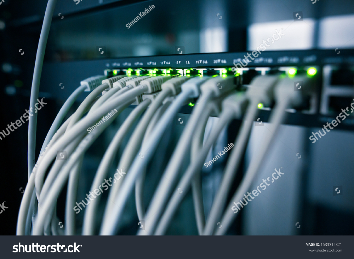 Network Server Room Servers High Performance Stock Photo 1633315321 ...