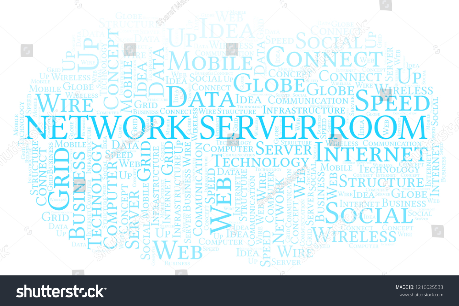 Network Server Room Word Cloud 스톡 일러스트 1216625533 | Shutterstock
