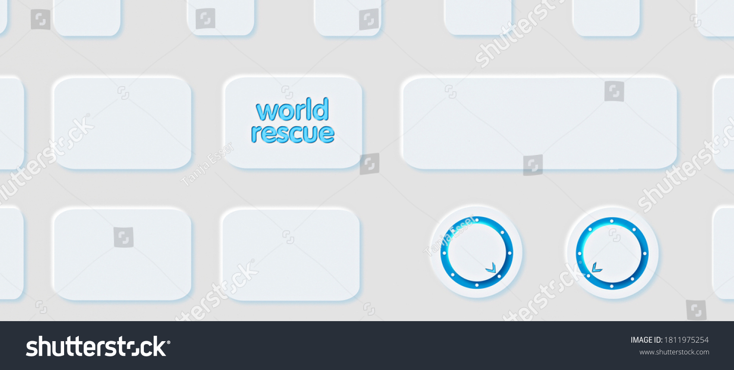 Neumorphism Ux Design Keyboard English Text Stock Illustration 1811975254 | Shutterstock