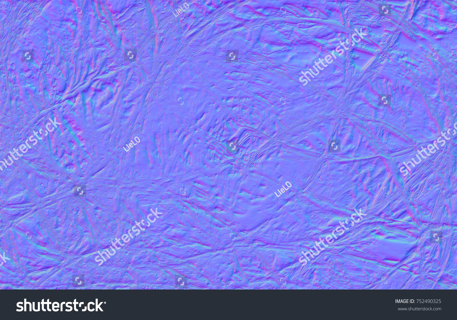 Normal Ice Map Effect: ilustración de stock 752490325