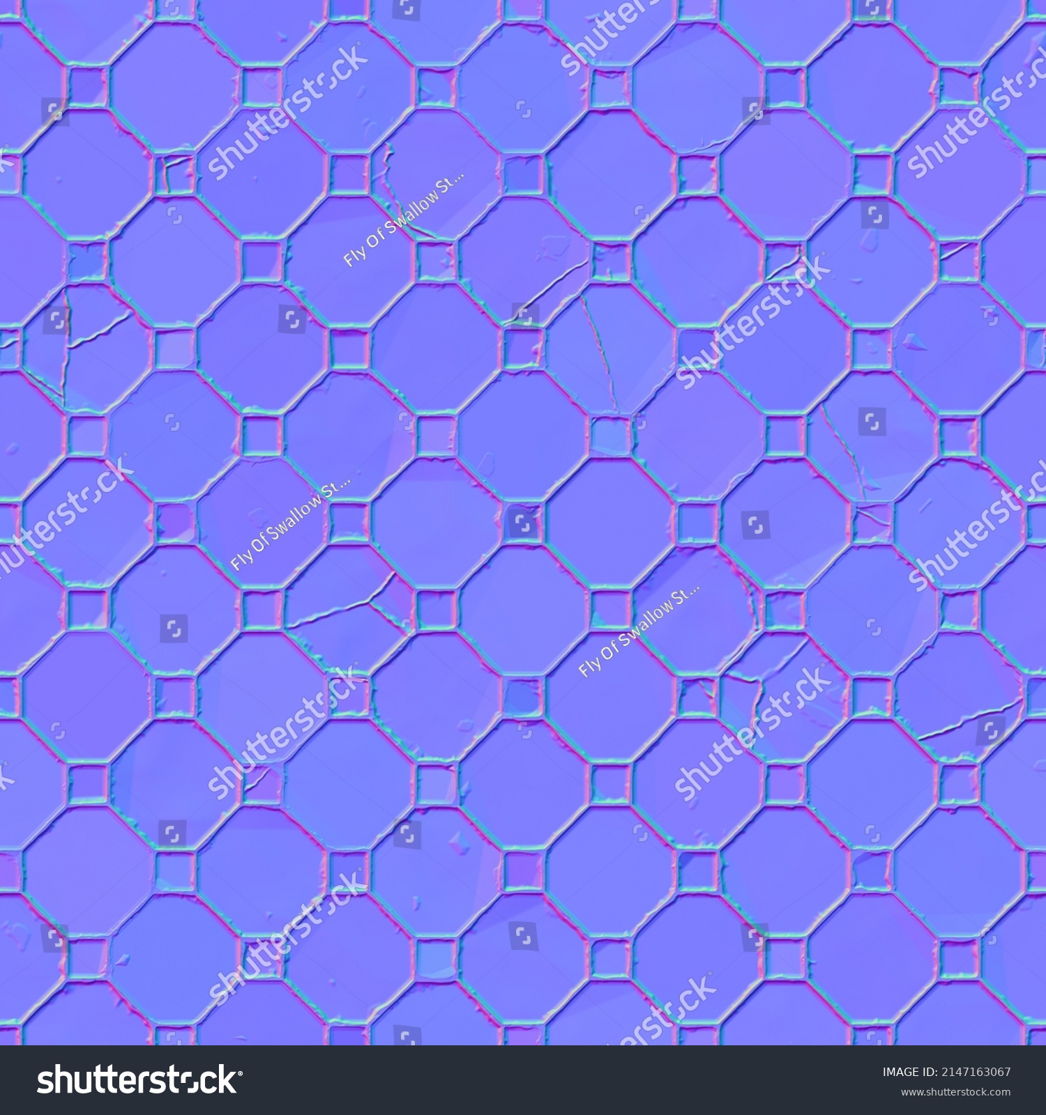 Normal Map Stone Tiles Texture Normal Stock Illustration 2147163067 ...