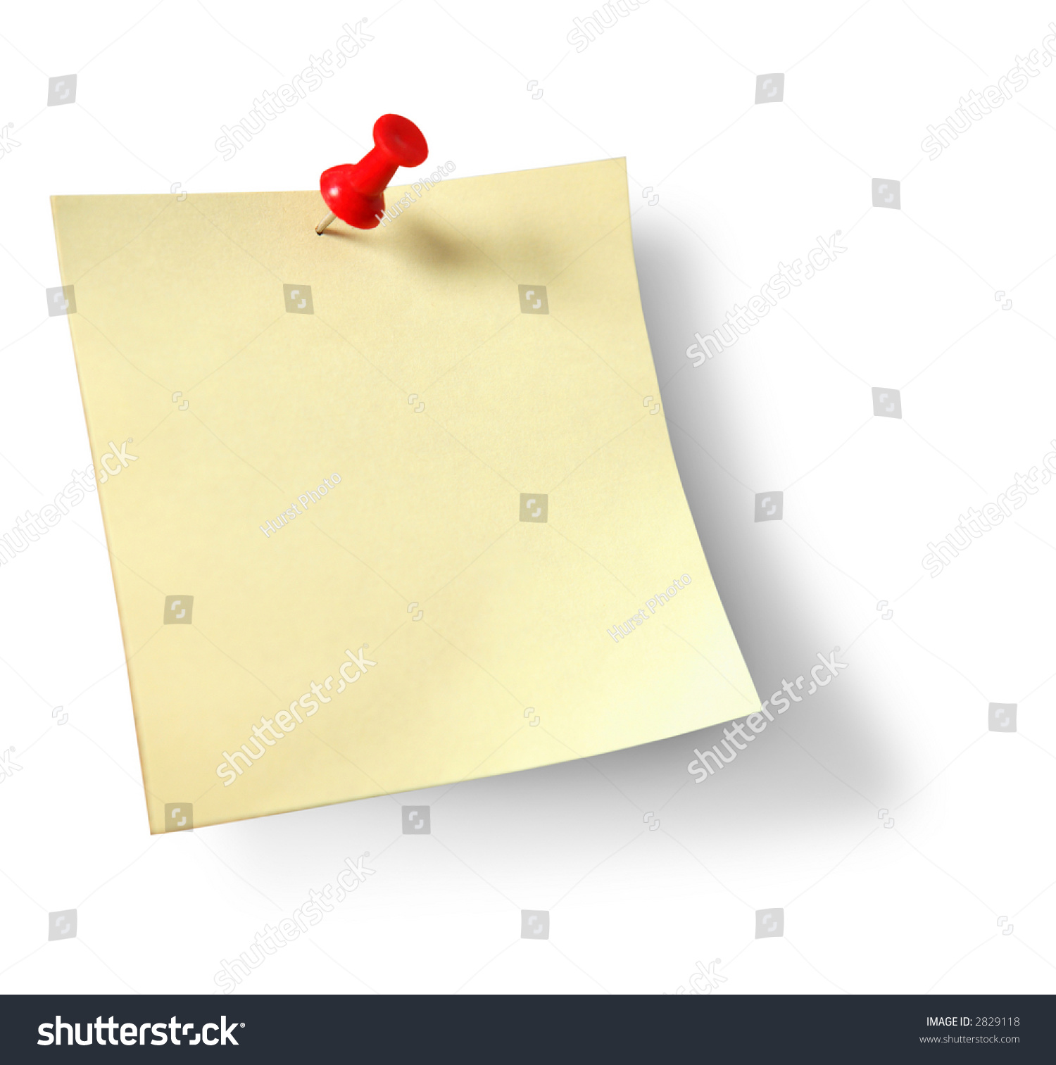 Note Tack Stock Photo (Edit Now) 2829118 - Shutterstock