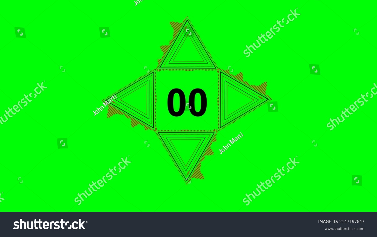 Number 0 Zero Neon Timer Countdown Stock Illustration 2147197847 ...