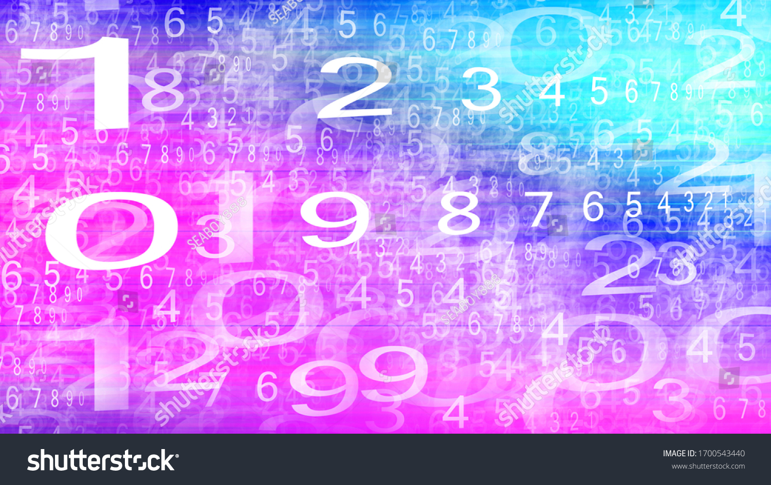 Numbering Pattern Texture Background Wallpaper Stock Illustration ...