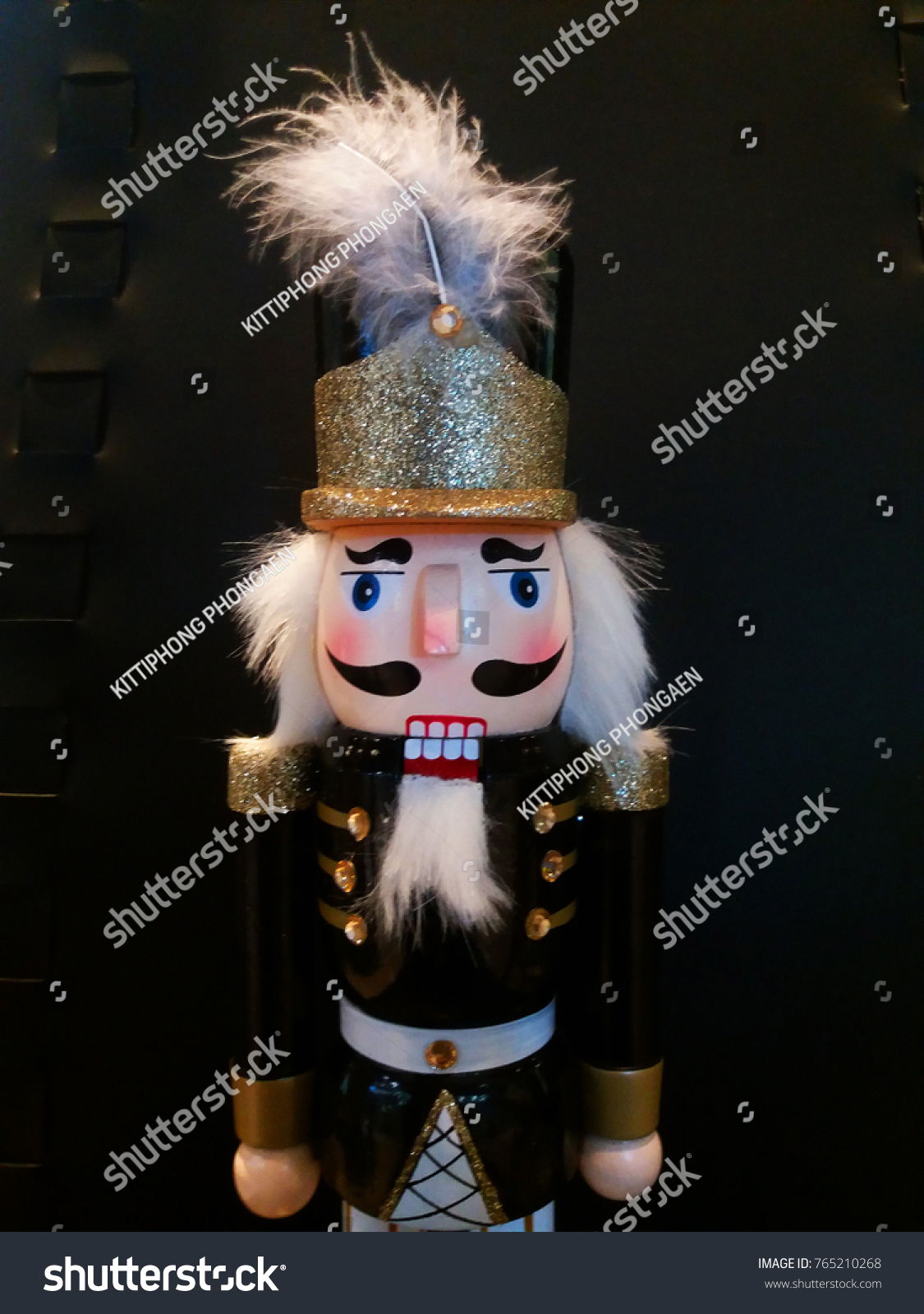 Nutcracker Black Background Stock Photo 765210268 | Shutterstock