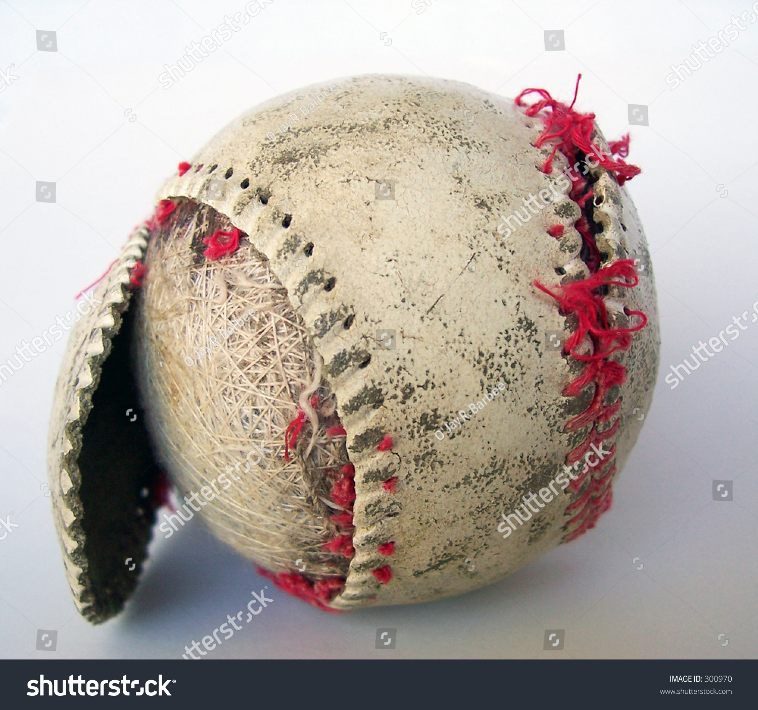 Old Torn Baseball Stock Photo 300970 | Shutterstock