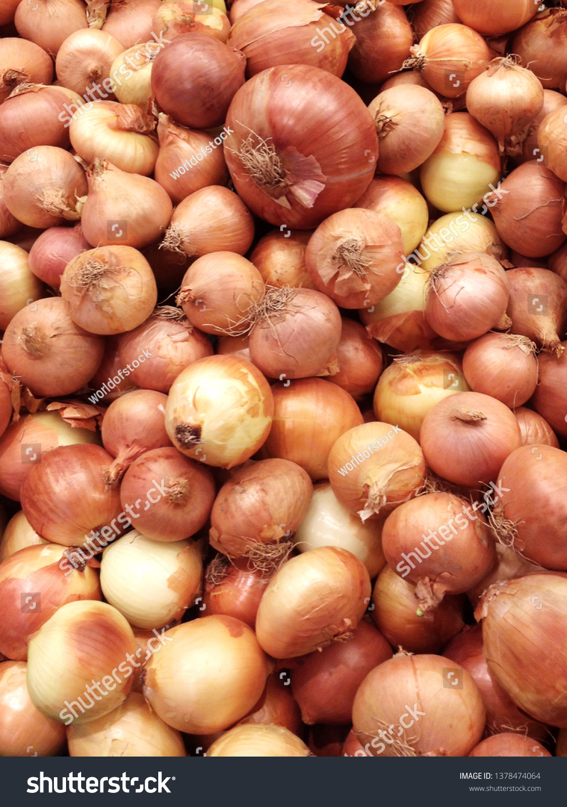 Onion Stack Background Stock Photo 1378474064 | Shutterstock