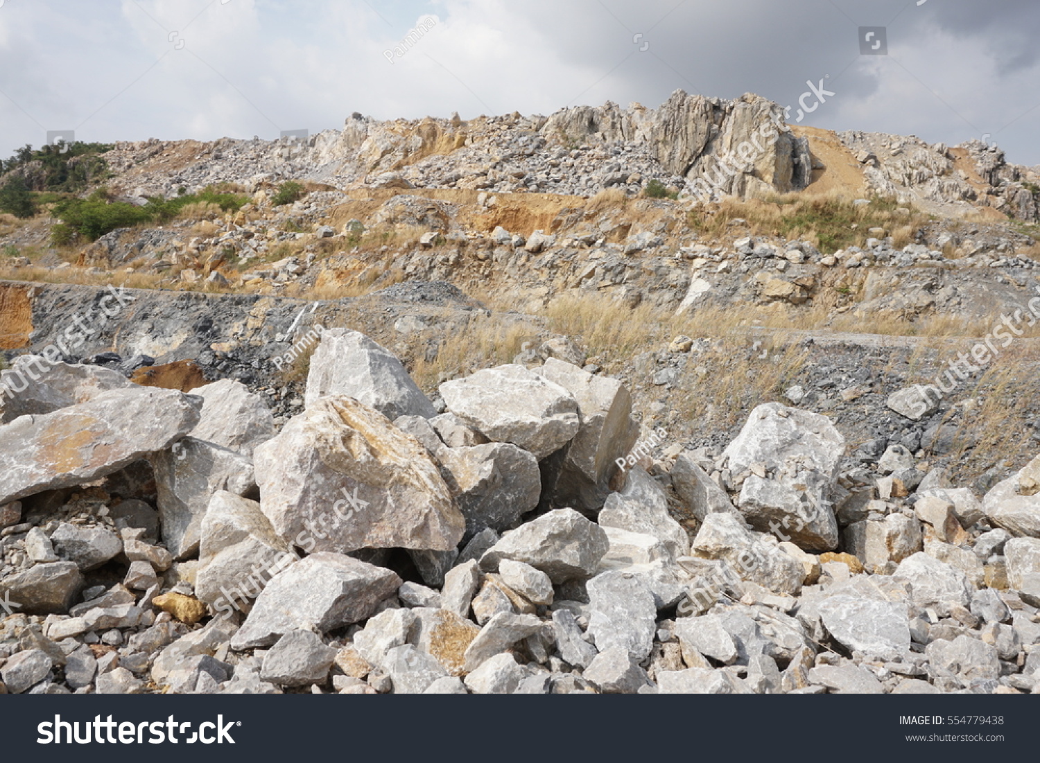 Open Pit Limestone Mining Stock Photo 554779438 | Shutterstock