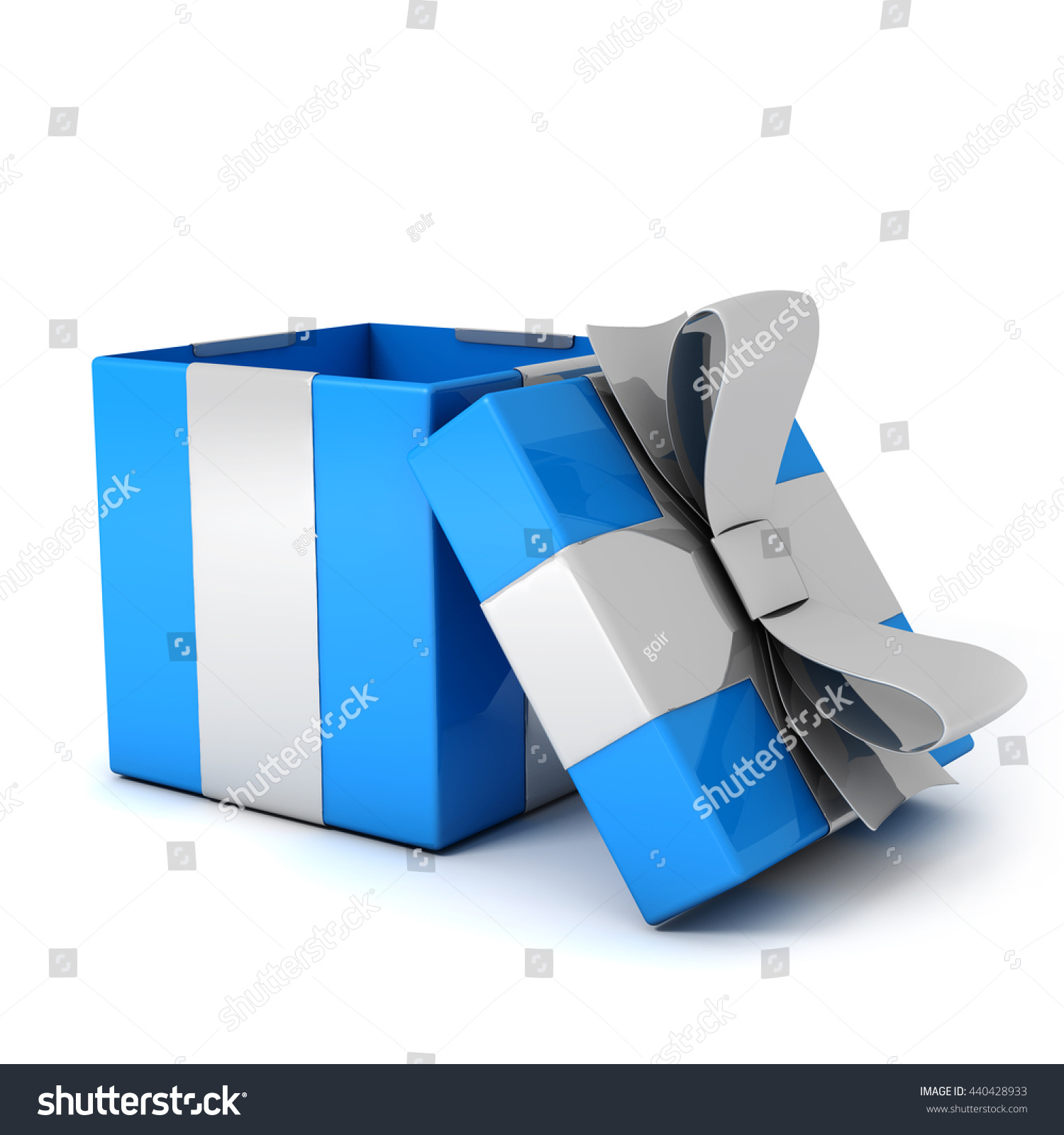 Open Present Box 3d Render Stock Illustration 440428933 | Shutterstock