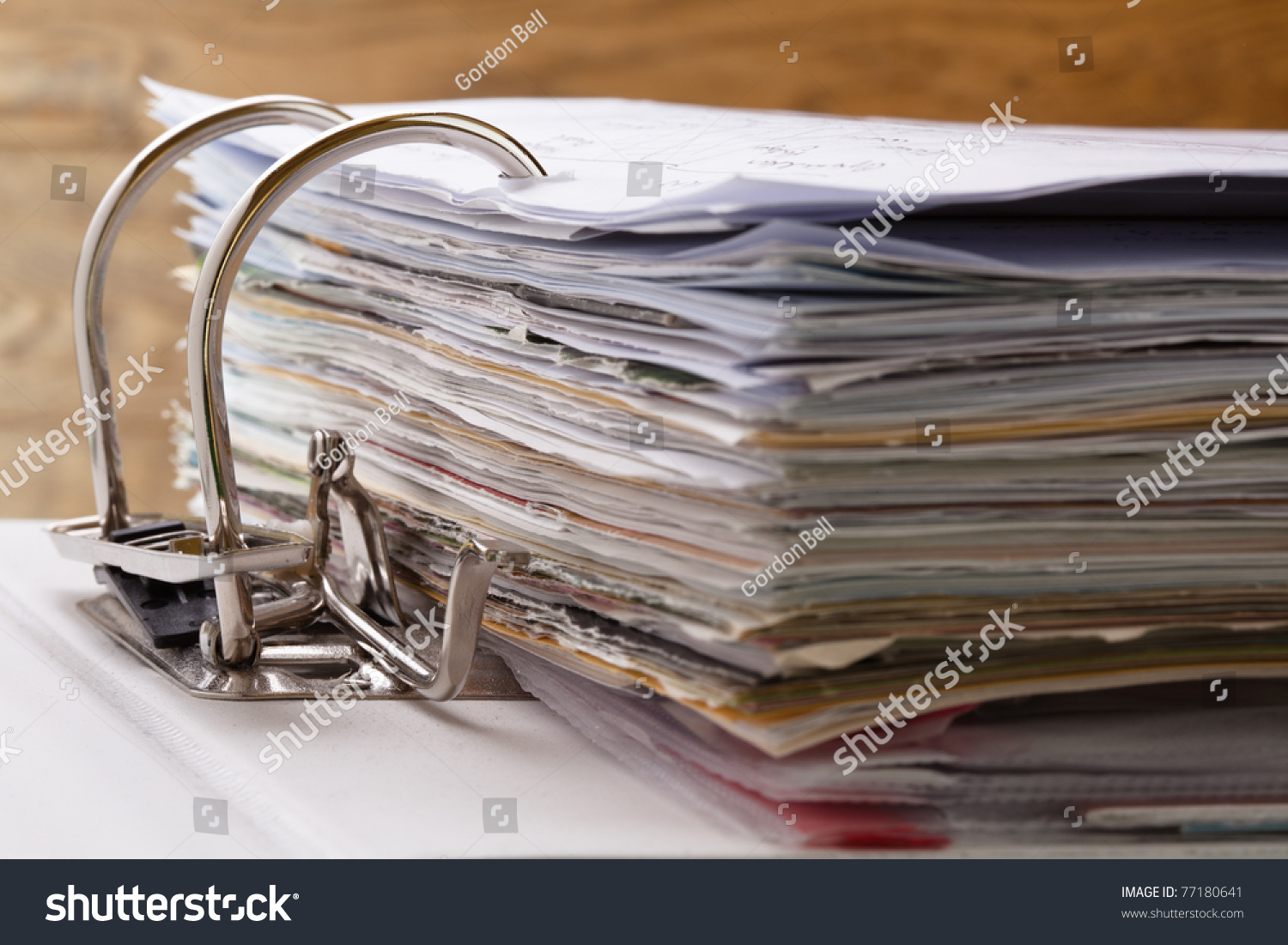 Open Ring Binder Stock Photo 77180641 | Shutterstock