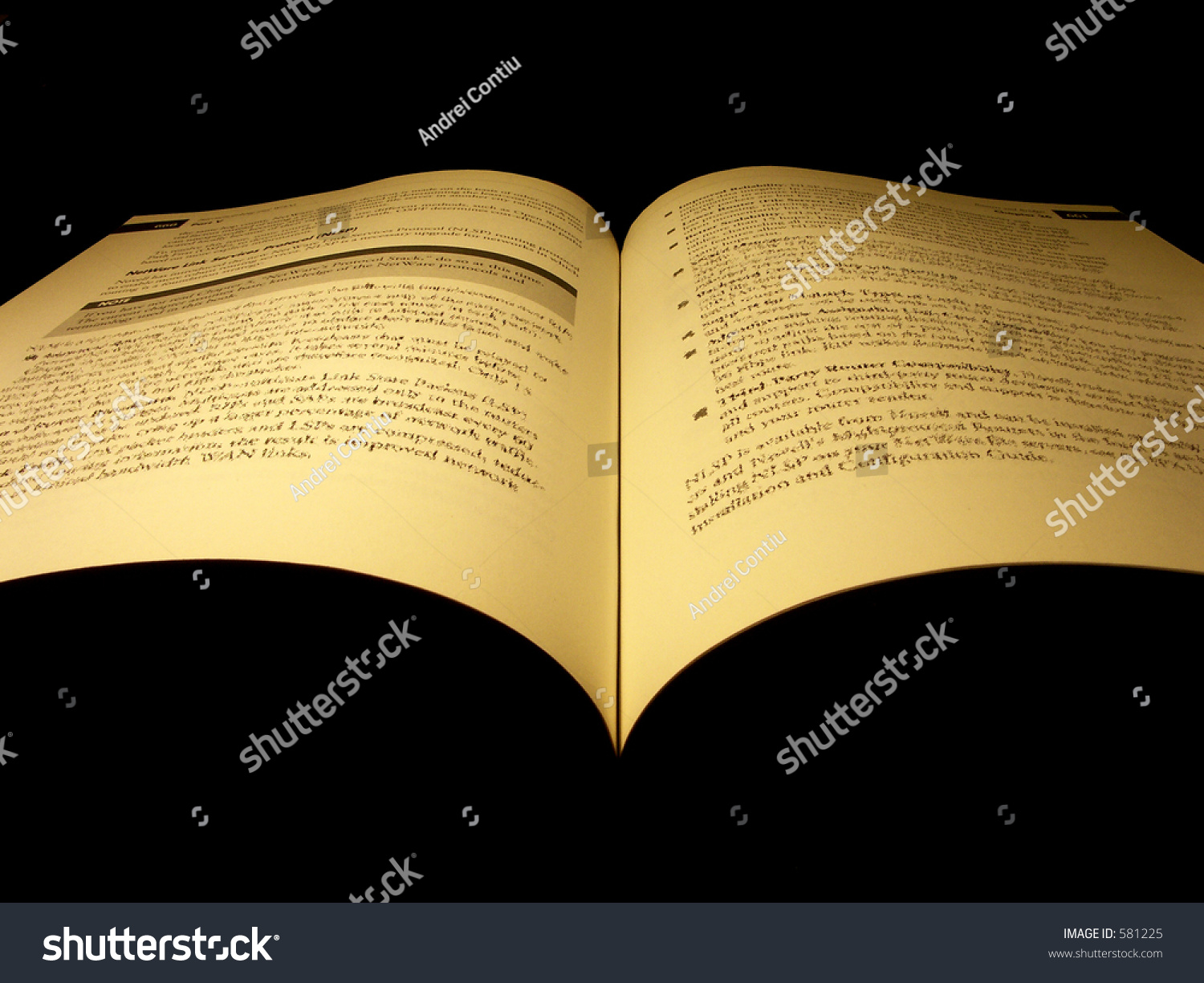 Opened Book Stock Photo 581225 | Shutterstock