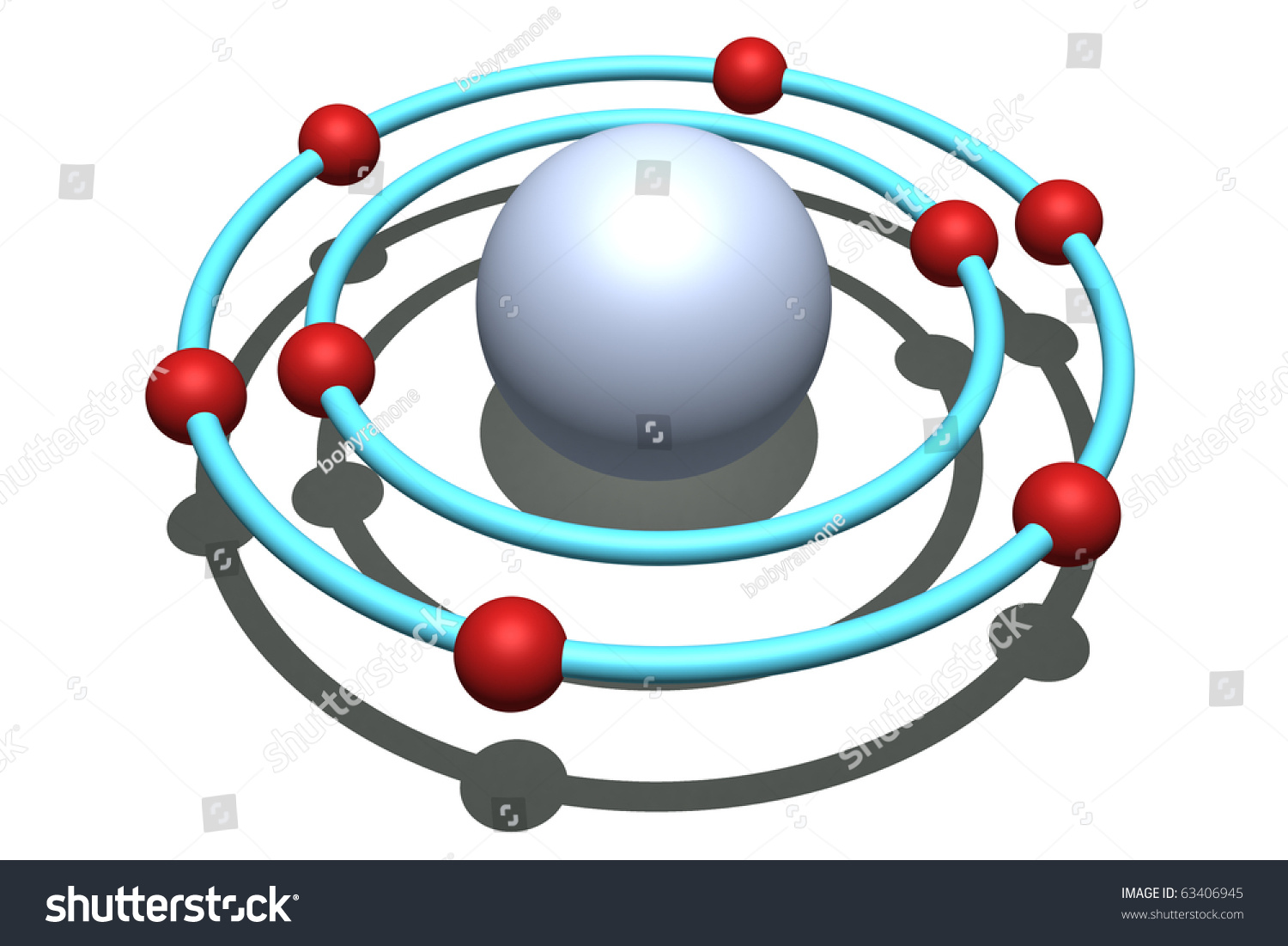 Oxygen Atom Stock Photo 63406945 : Shutterstock