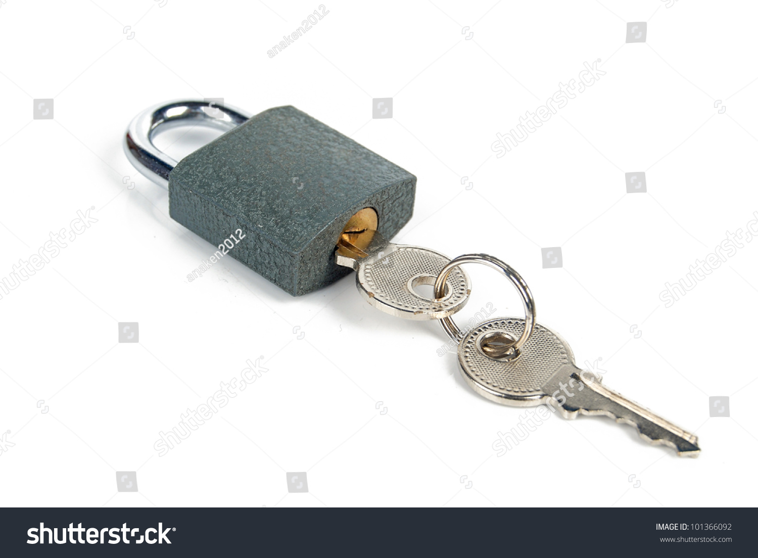 Padlock Stock Photo (Edit Now) 101366092