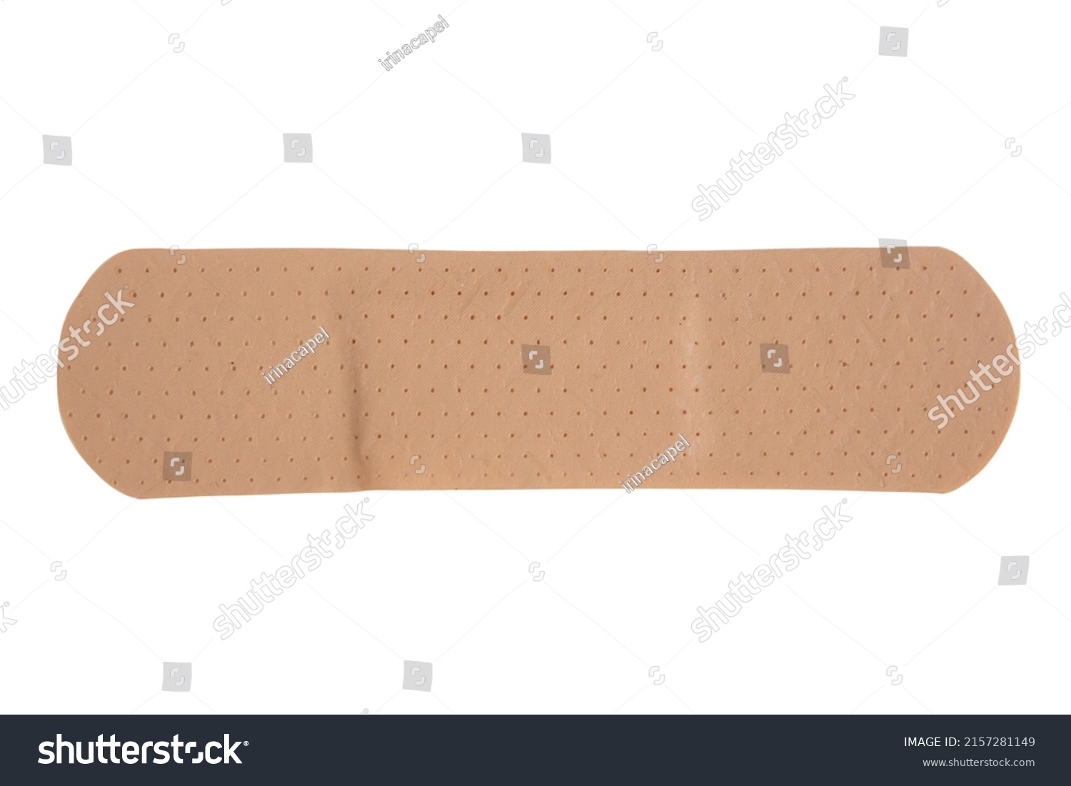 Patch Strip Isolated On White Background Stock Photo 2157281149 ...