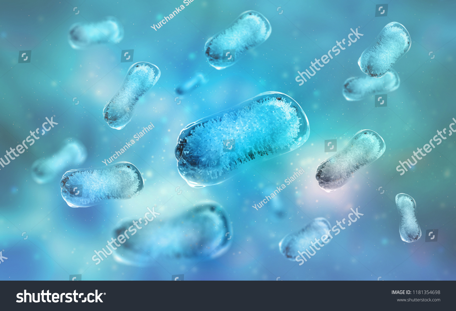 Pathogenic Bacteria Viruses Microscopic Germs 3d Stock Illustration ... Pathogenic Bacteria Viruses Microscopic Germs 3d Stock Illustration ...