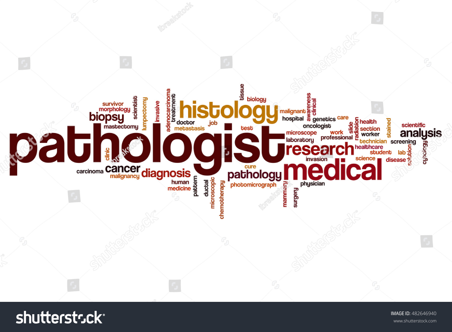 Pathologist Word Cloud Concept Stock Illustration 482646940 | Shutterstock