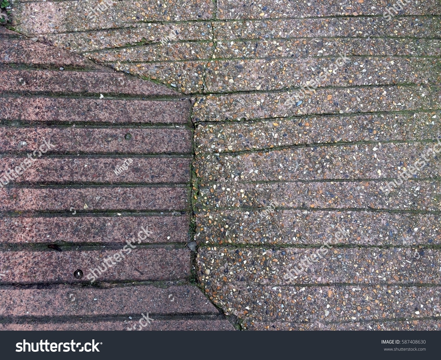 Pavement Patterns Closeup Stock Photo (Edit Now) 587408630