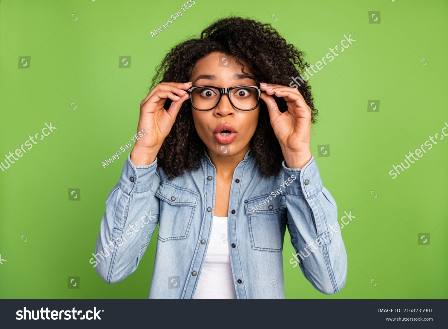 Photo Young Pretty Astonished Woman Stupor Stock Photo 2168235901 ... Photo Young Pretty Astonished Woman Stupor Stock Photo 2168235901 ...