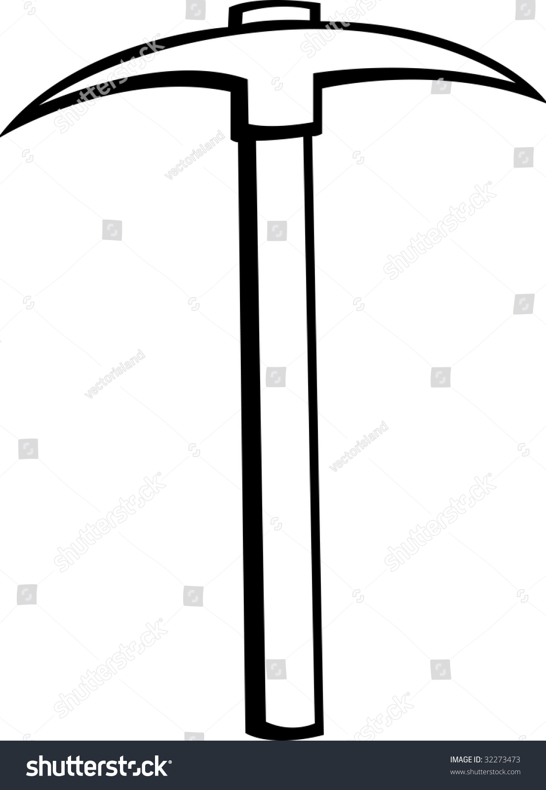 Pickaxe Mining Tool Stock Illustration 32273473 | Shutterstock