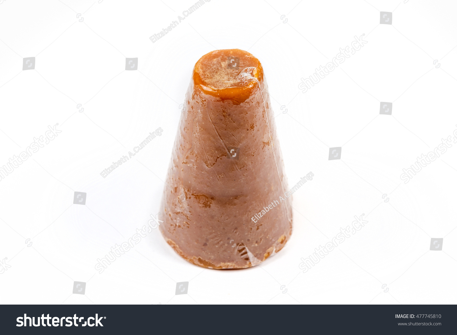 Piloncillo Isolated On White Background Stock Photo 477745810 ...