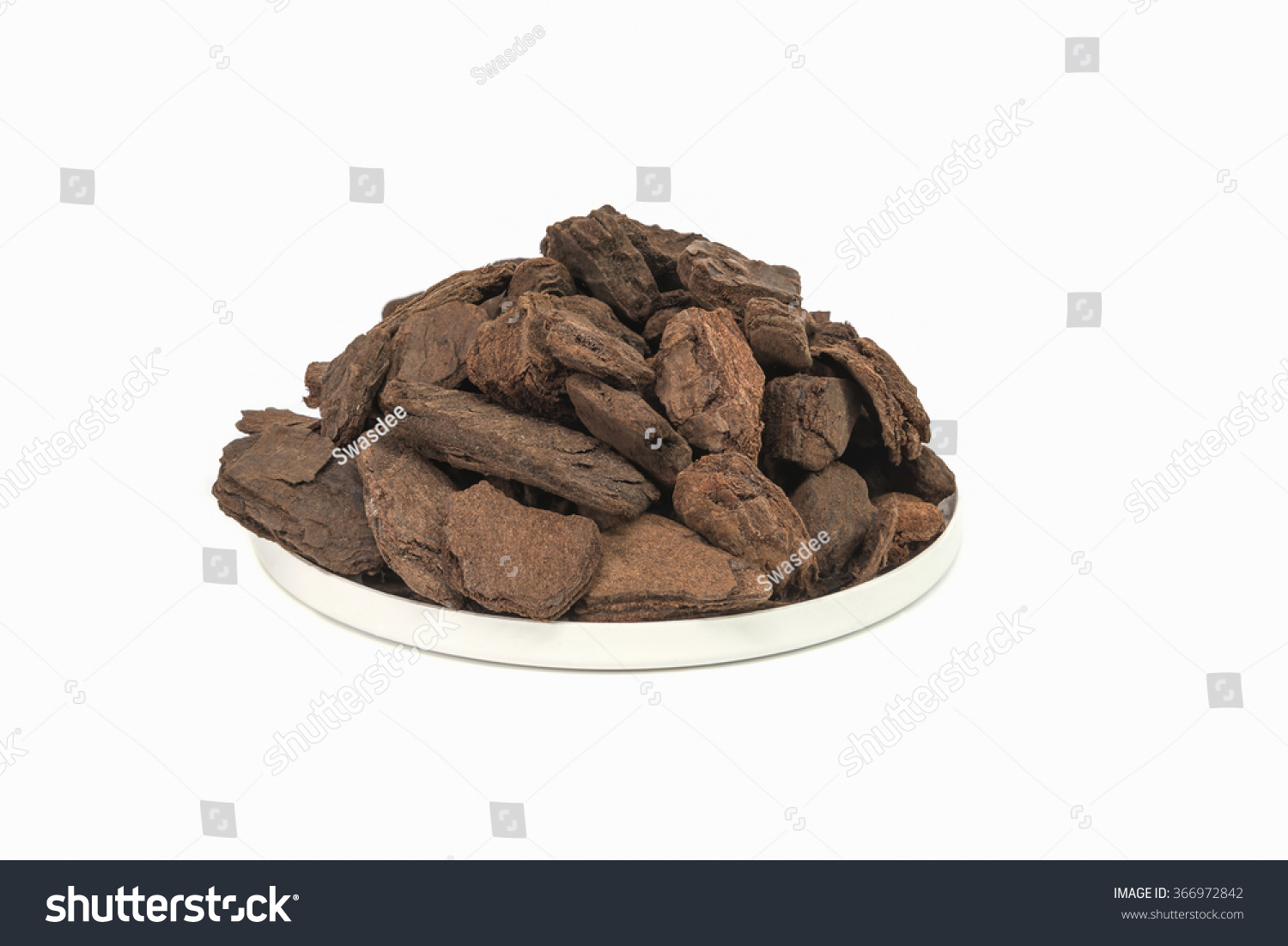 Pine Chips On White Background Stock Photo 366972842 | Shutterstock