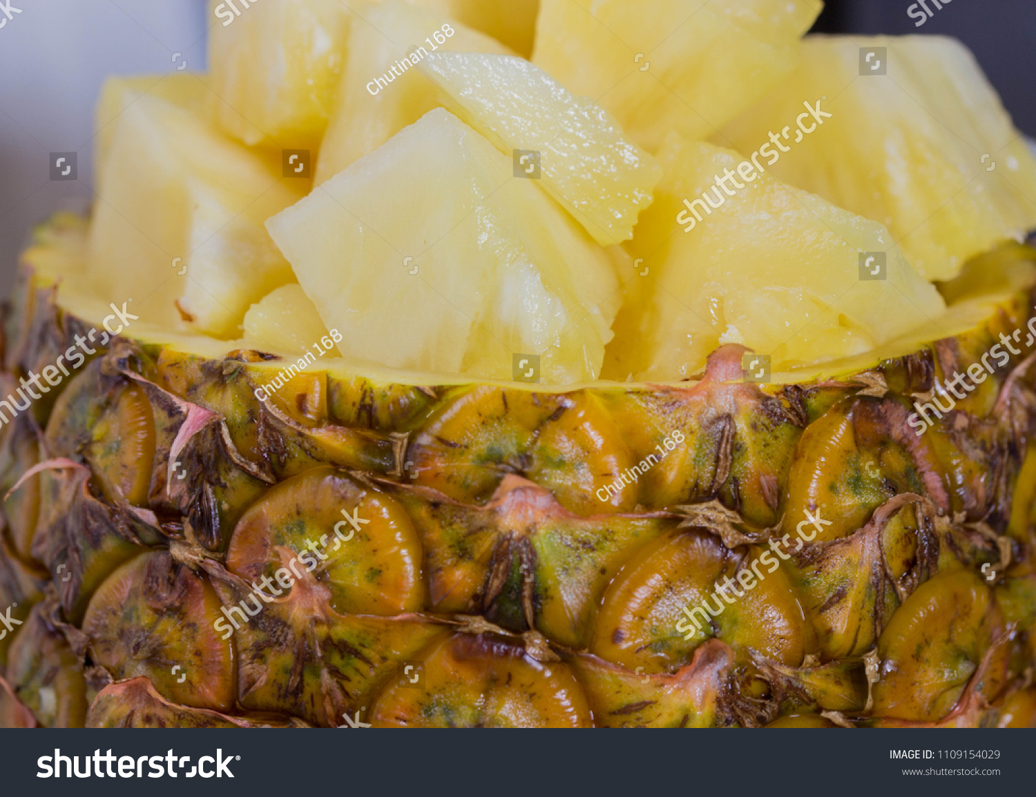 Pineapple Texture Background Stock Photo 1109154029 | Shutterstock