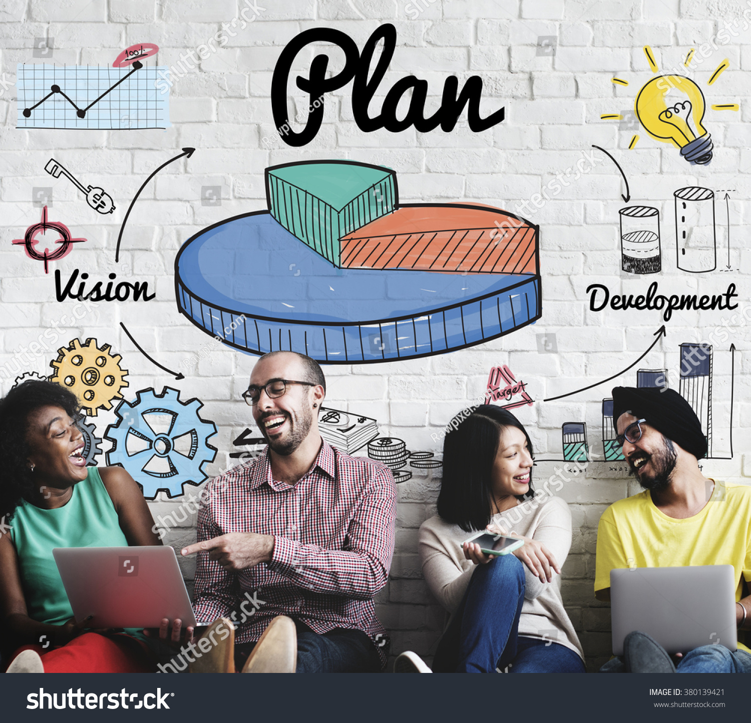 Plan Ideas Development Graph Concept Stock Photo 380139421 | Shutterstock