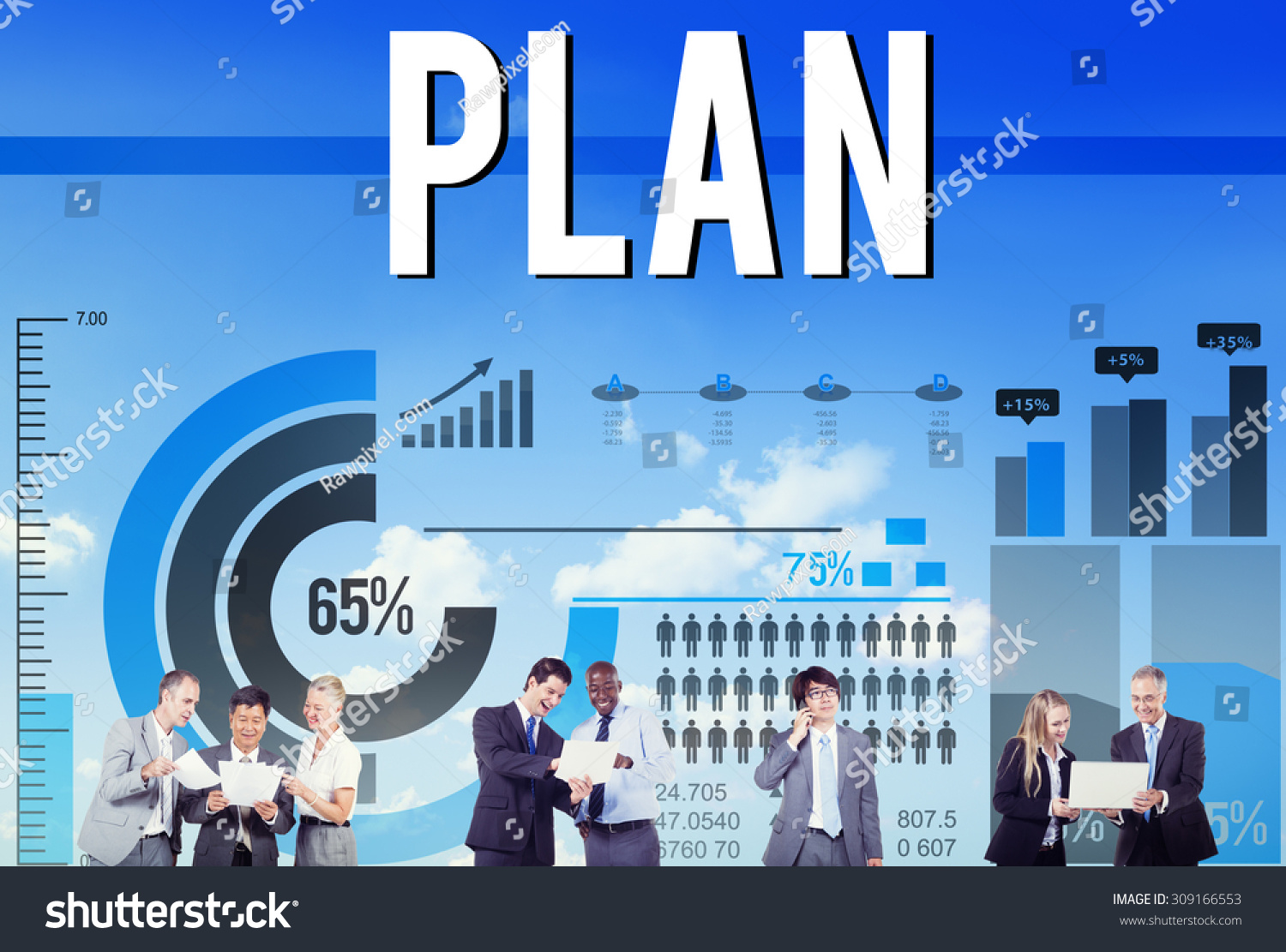 Plan Planning Process Solution Strategy Concept Stock Photo 309166553 ...