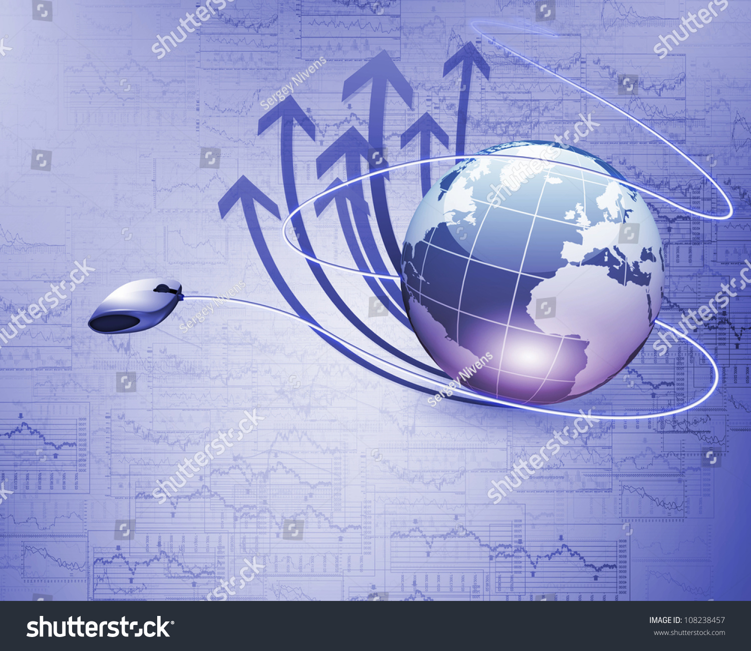 Planet Earth Technology Background Computer Objects: ภาพประกอบสต็อก ...