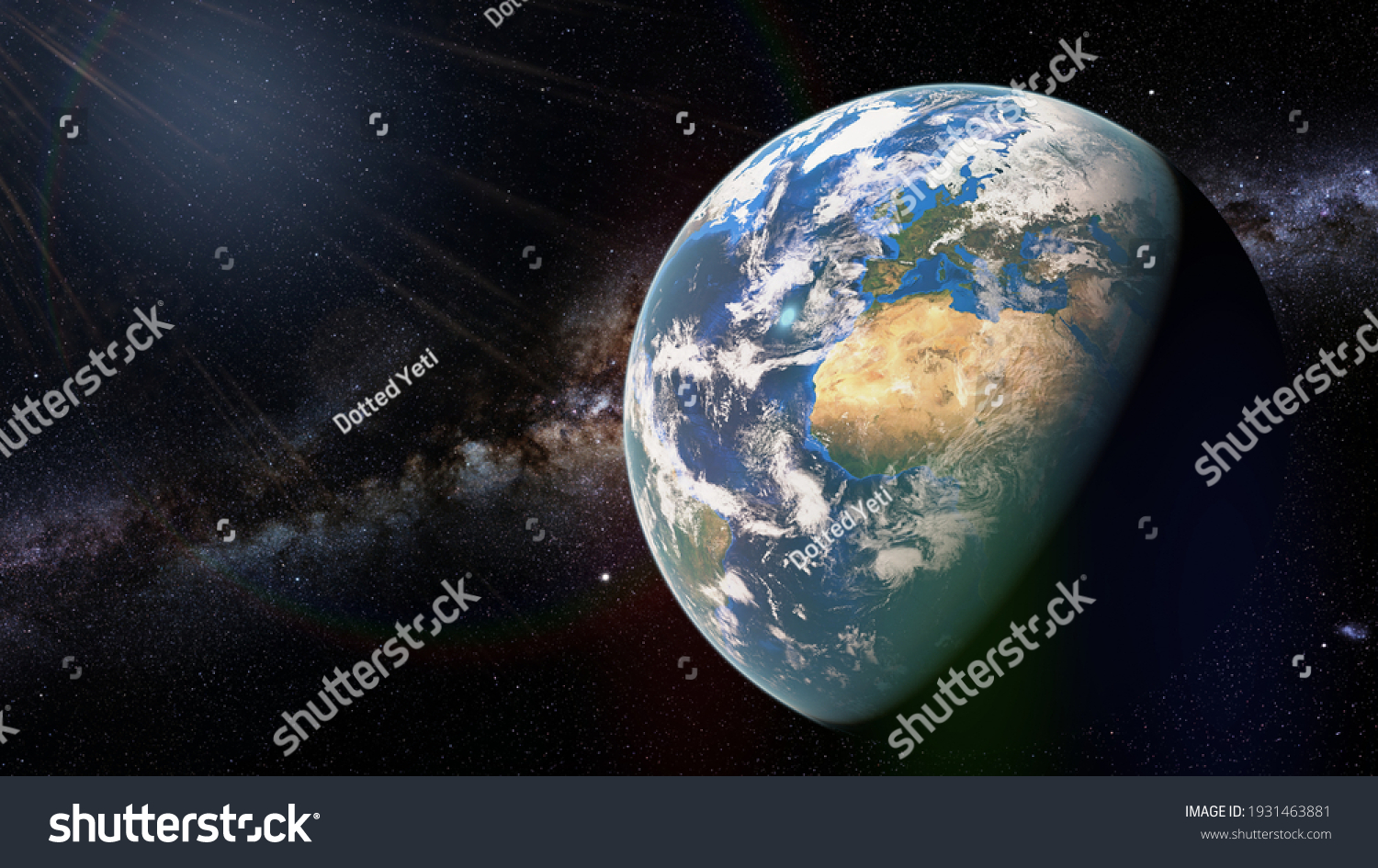 Planet Earth View Outer Space Background: Hình minh họa có sẵn ...