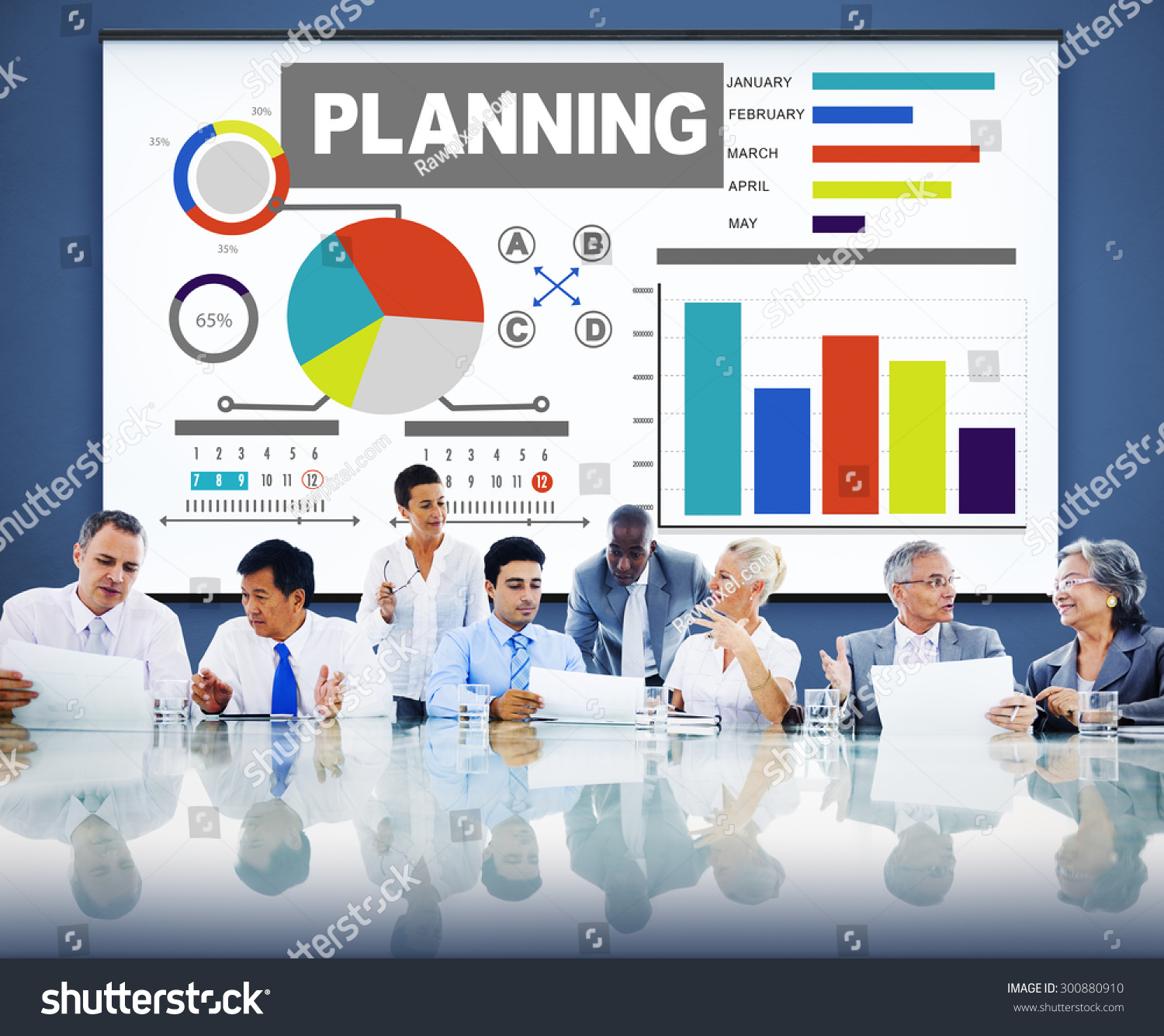Planning Bar Graph Data Development Plan Stock Photo (Edit Now) 300880910