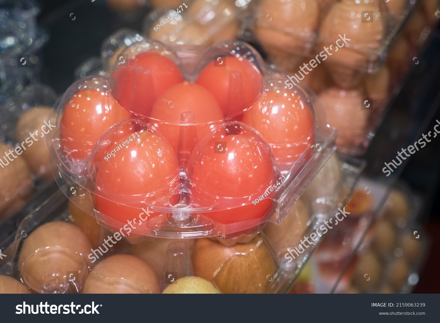 Plastic Egg Box Plastic Packaging Box Stock Photo 2159063239 | Shutterstock