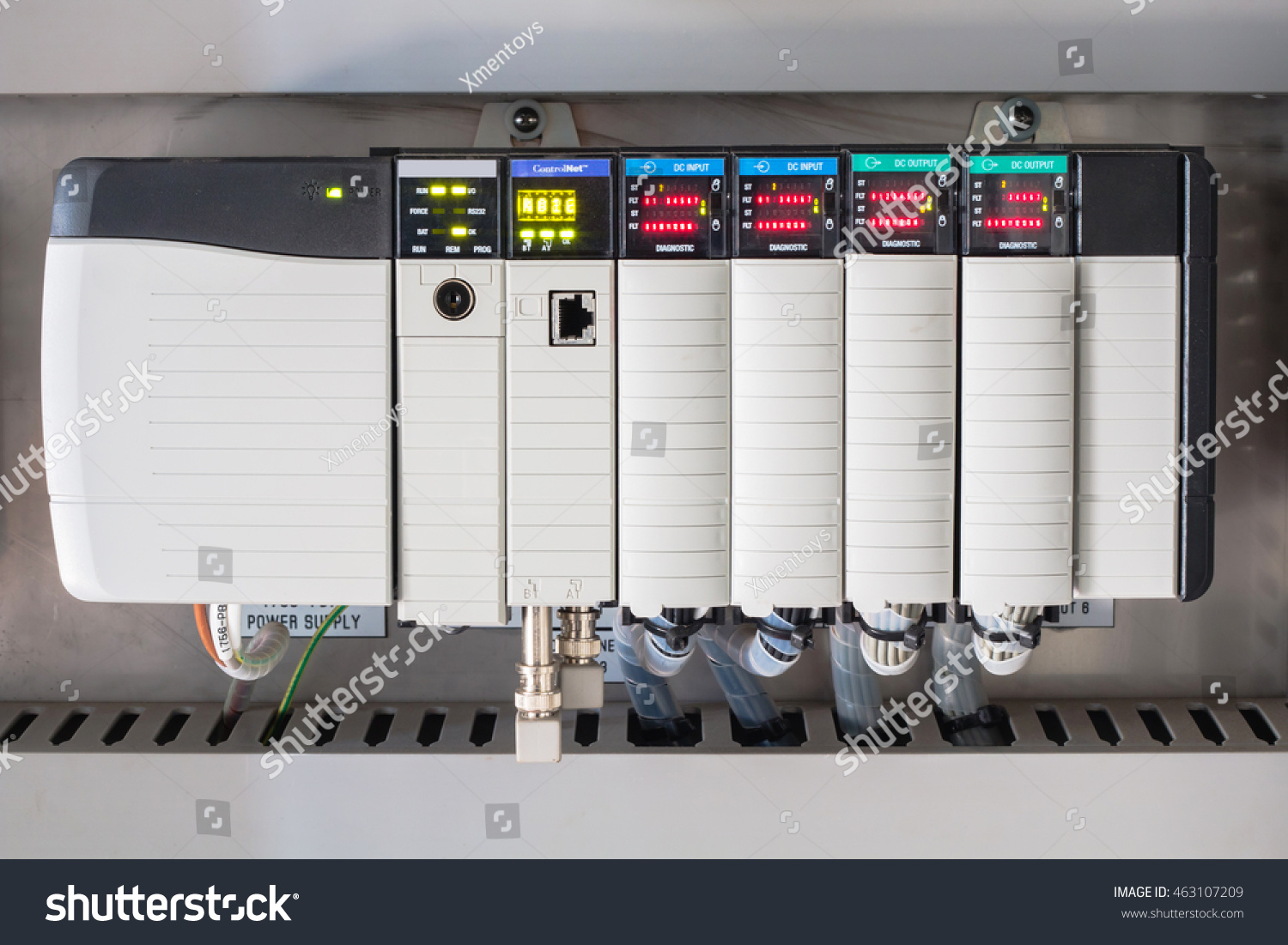 Plc Programable Logic Controler Stock Photo (Edit Now) 463107209