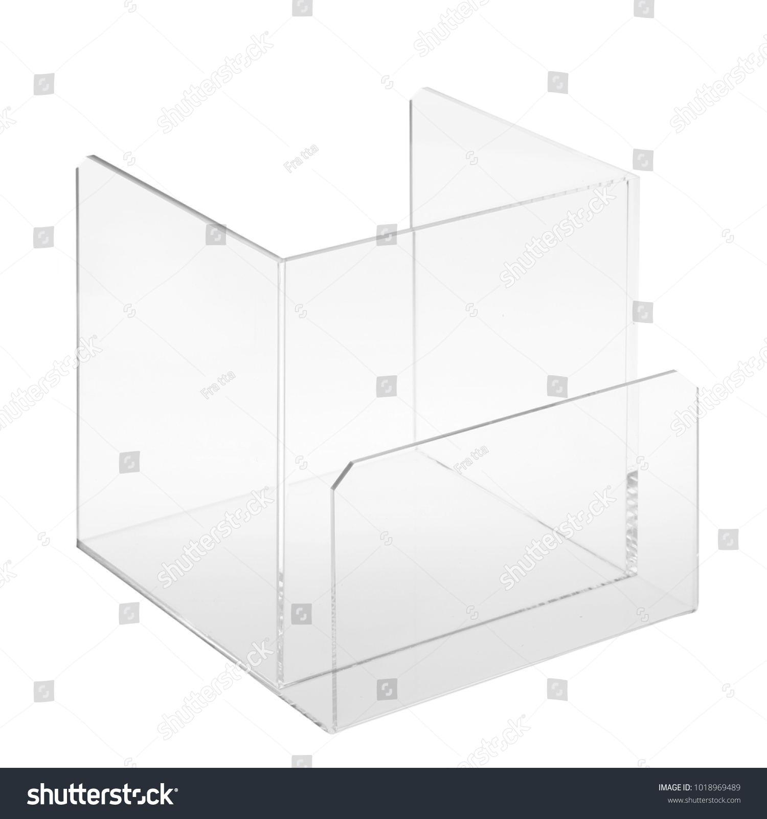 Plexiglass Transparent Square Table Display Stock Photo (Edit Now ...