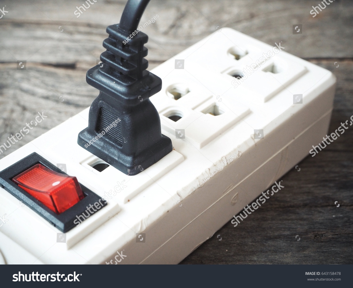 Plug Socket Stock Photo (Edit Now) 643158478
